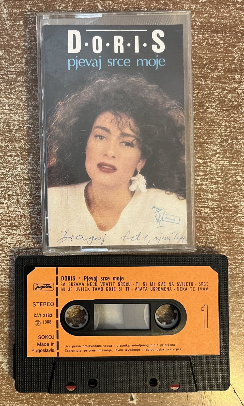 AUDIO KAZETA, DORIS DRAGOVIĆ - PJEVAJ SRCE MOJE