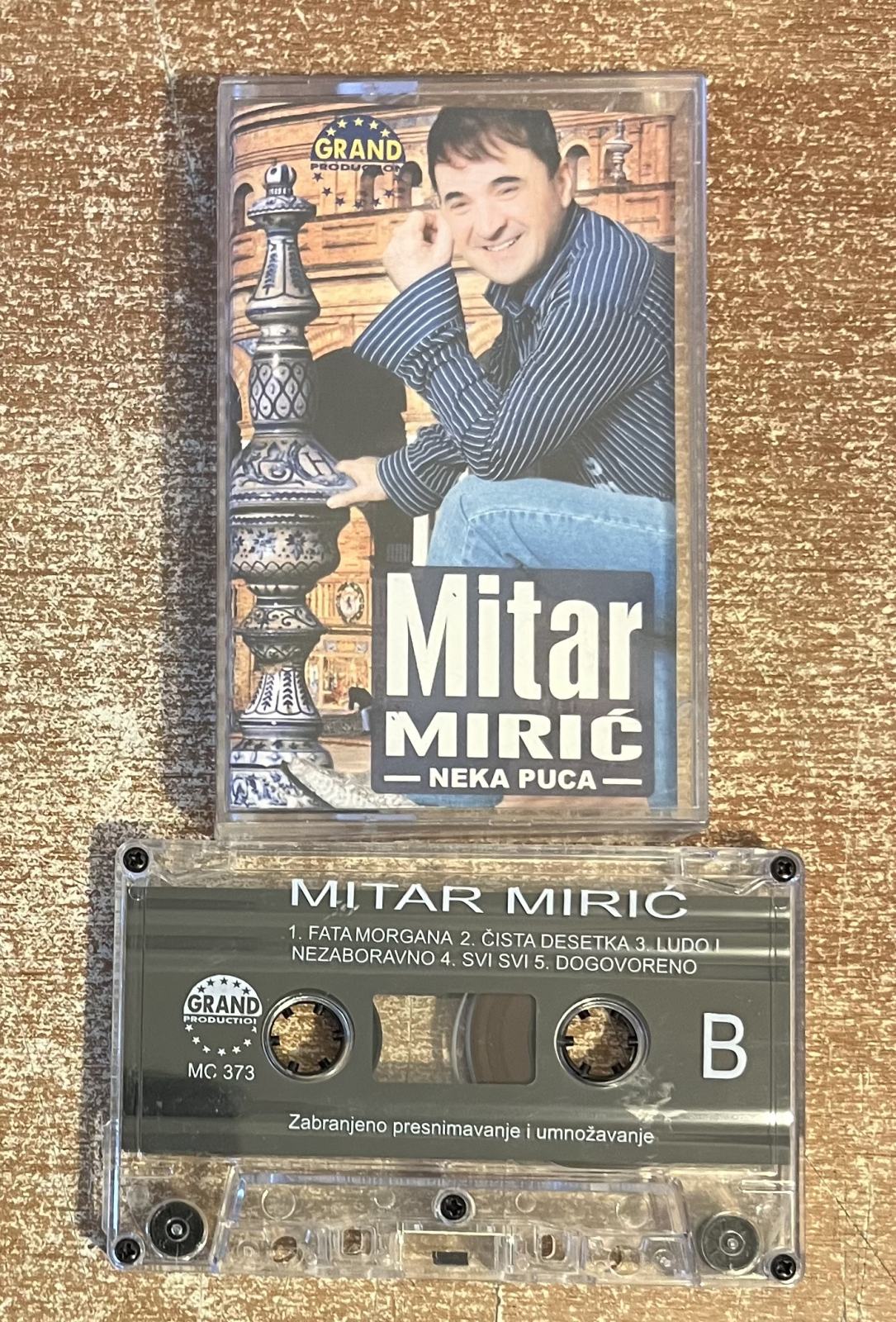 AUDIO KAZETA, MITAR MIRIĆ - NEKA PUCA