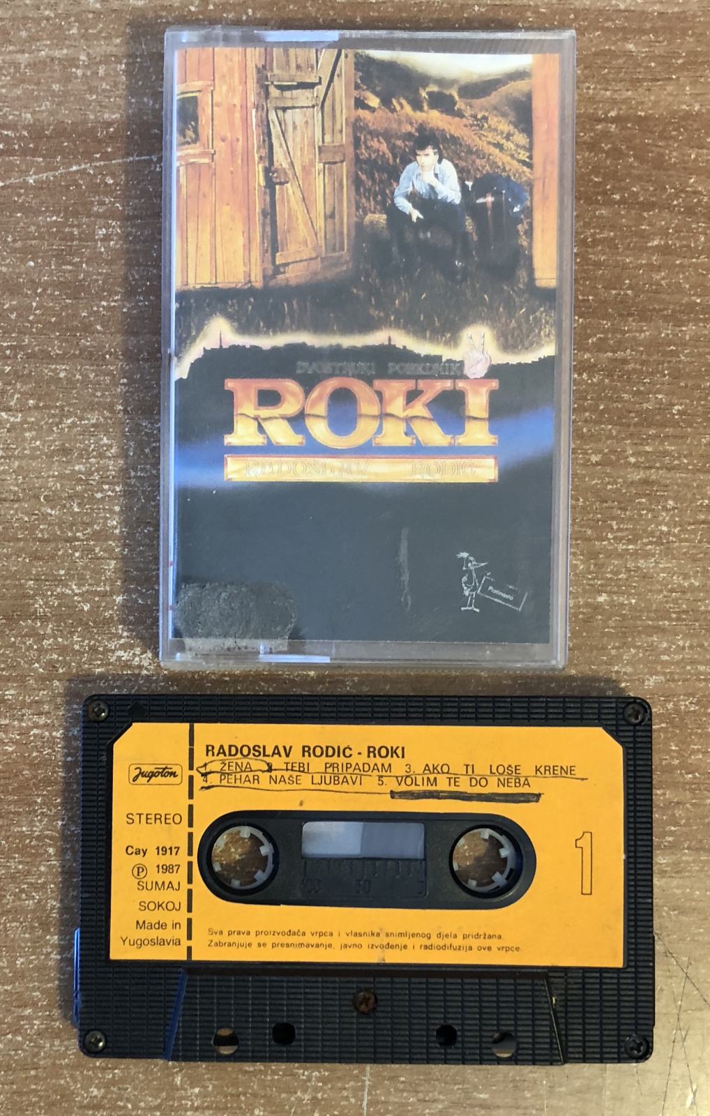 AUDIO KAZETA, RADOSLAV RODIĆ ROKI - RANILA ME JEDNA ŽENA