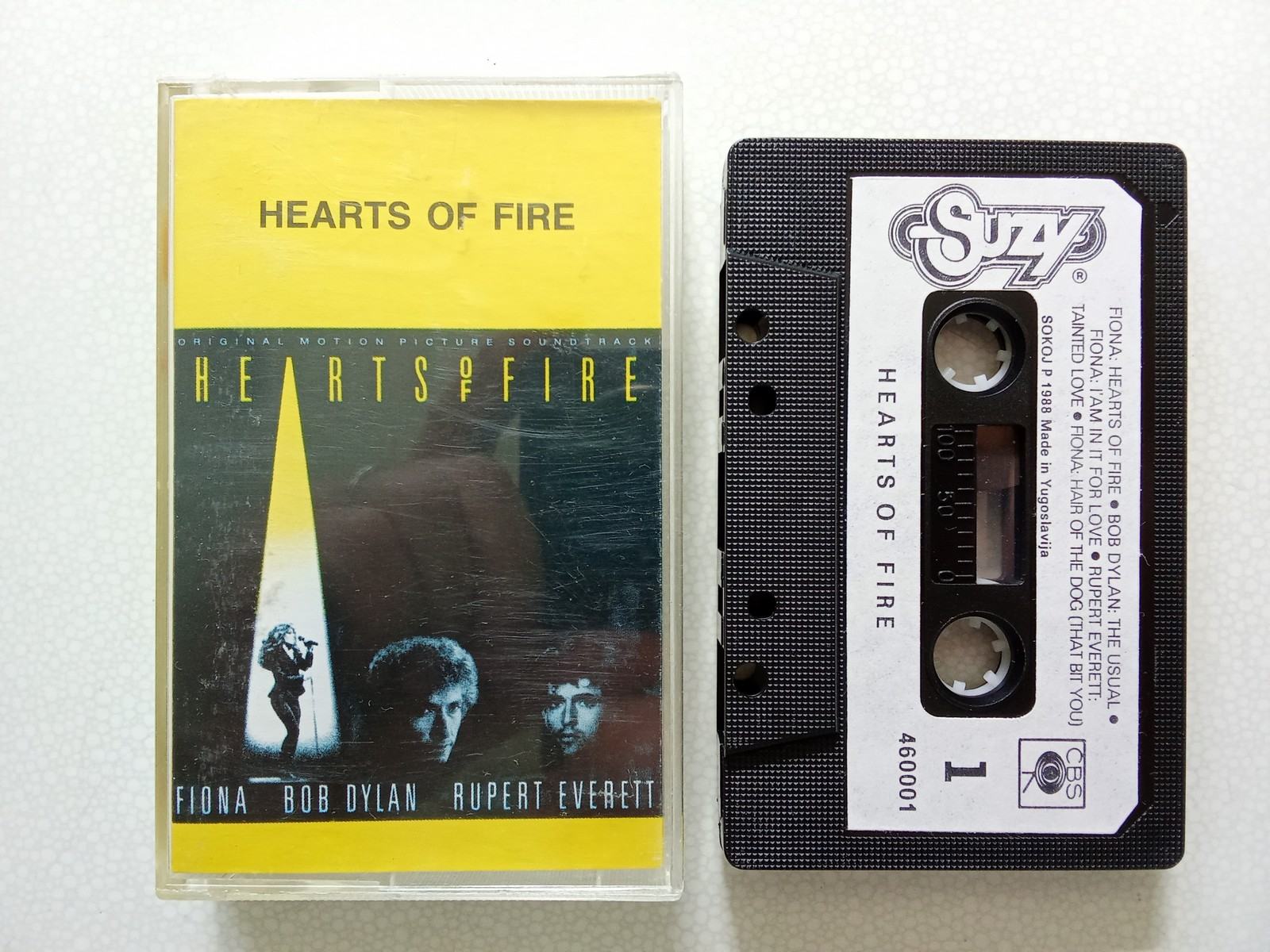 Fiona Flanagan, Bob Dylan, Rupert Everett‎– Hearts Of Fire, Suzy 1988.