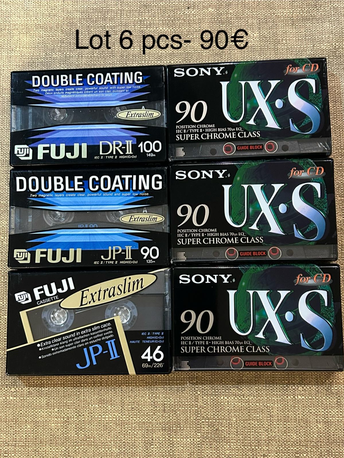 Fuji&Sony 6 pcs lot