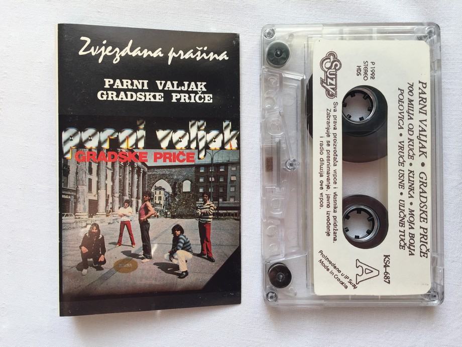 Parni valjak ‎– Gradske priče, glazbena kaseta, Suzy 1992.