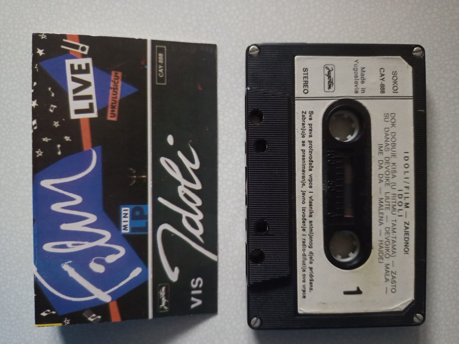 VIS Idoli / Film ‎– Zajedno!, glazbena kaseta, Jugoton 1981.