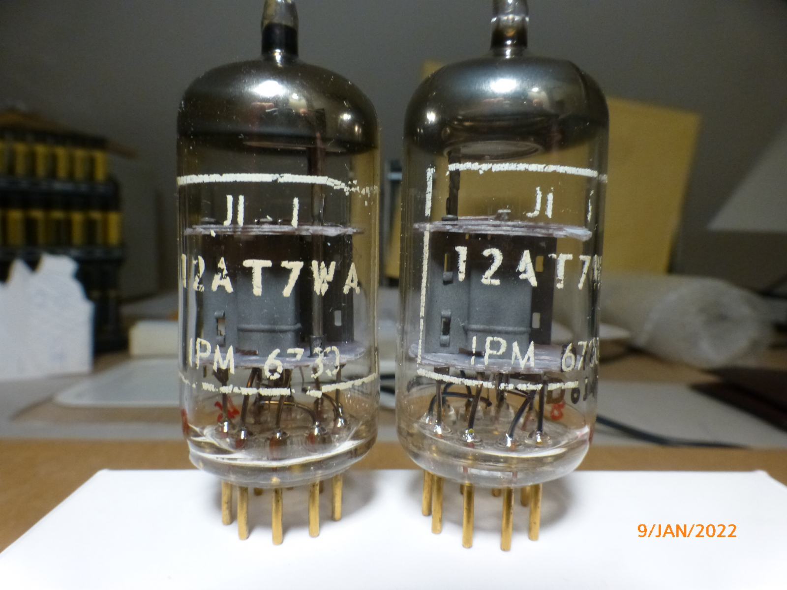 6201 VALVO 12AT7WA ( ECC81 12AT7 ECC801S E81CC 6201 ) Df6 Hamburg