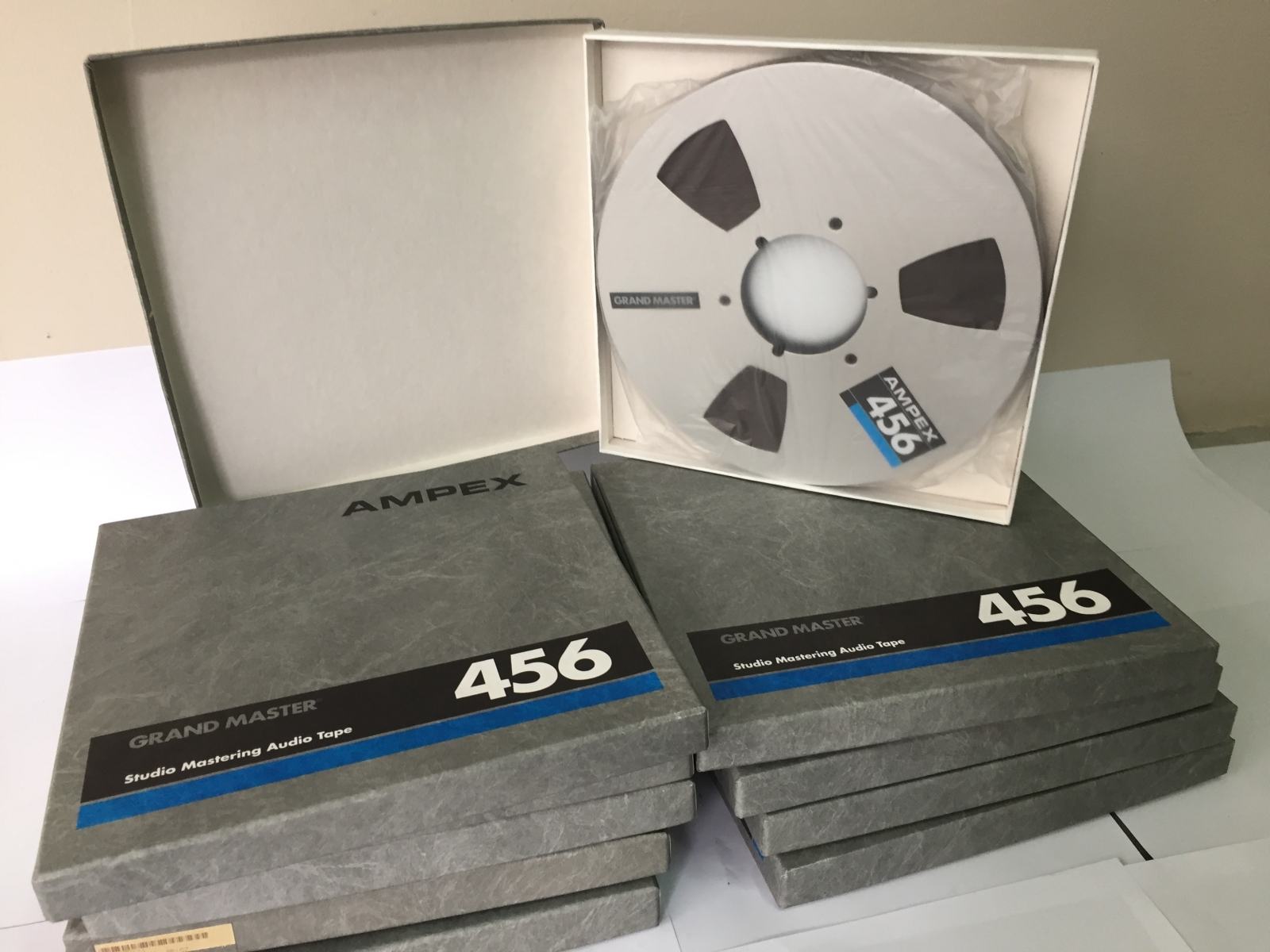 Ampex 456 Grand Master Audio Tape 1/2 with Aluminum TakeUp Reel NEW
