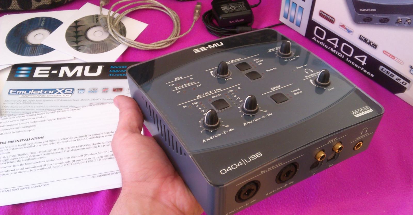 E-MU (EMU) 0404 USB 2.0 Audio interface