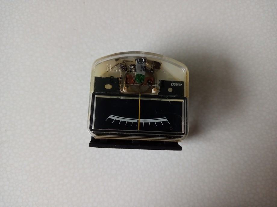 Instrument - fine tuning meter, M-07B R-S57153 8NUN 41403, 34x14 mm