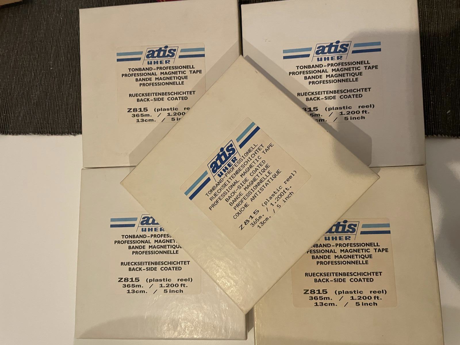 Nove stare (NOS) magnetofonske trake Uher Atis (13cm)