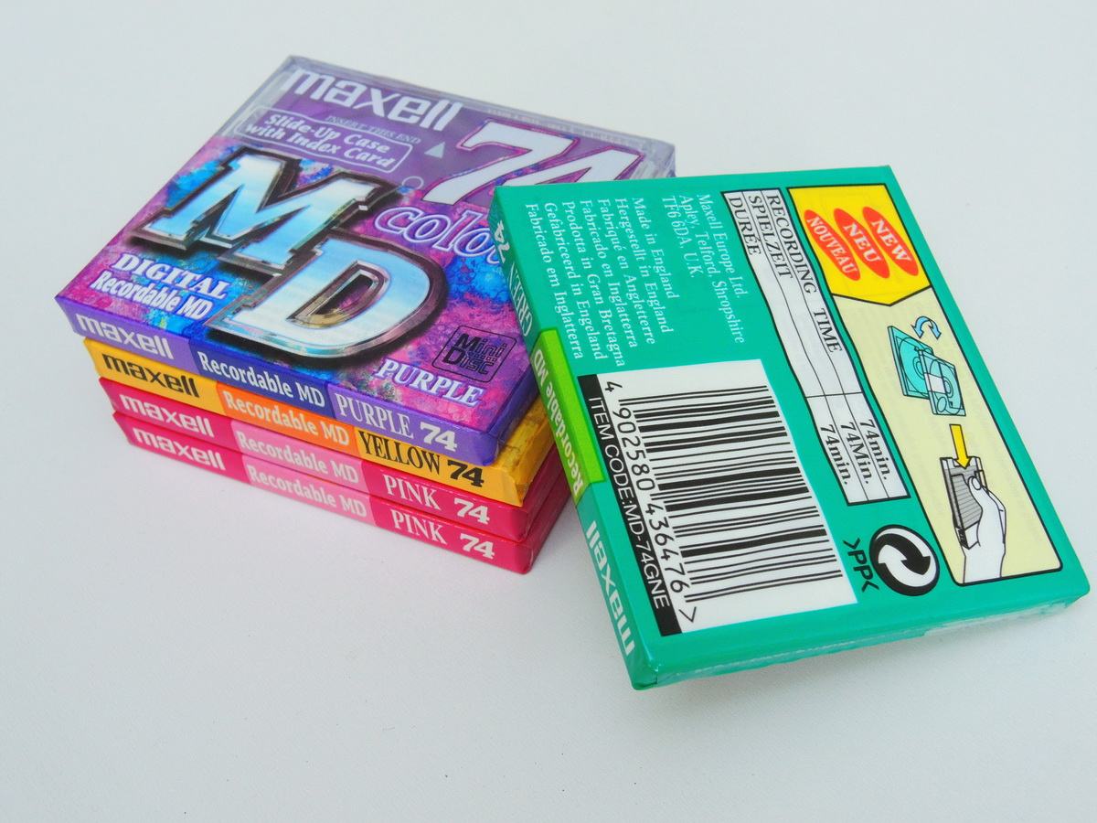 Maxell Mini disc / Recordable MD 74min / 5kom sa kutijom