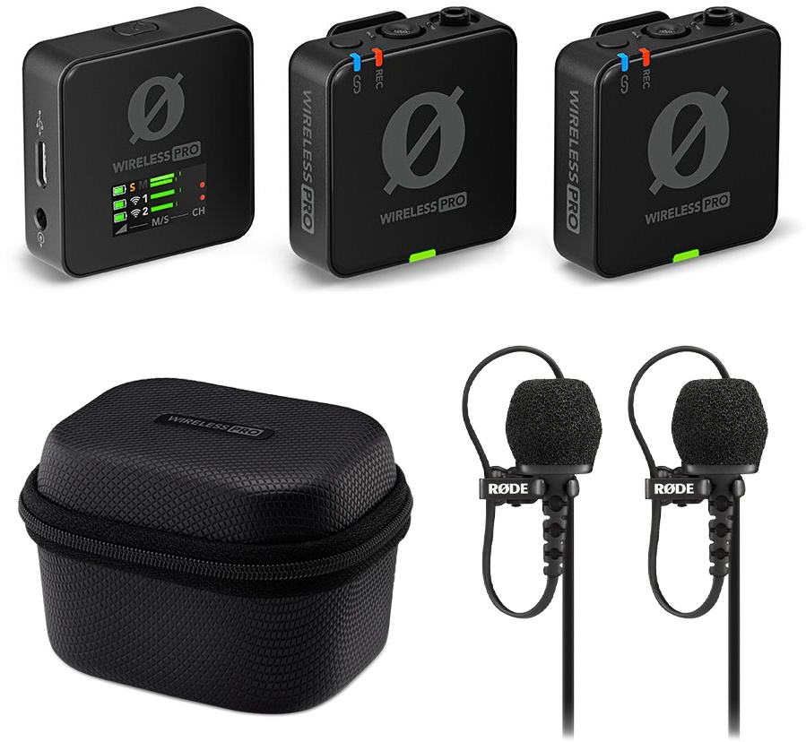 RØDE Wireless PRO (set) + Røde Interview GO