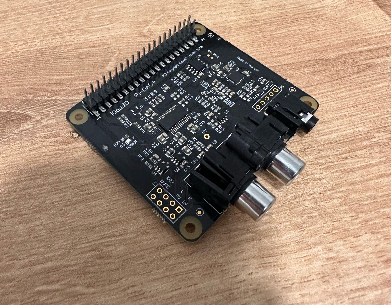 Raspberry Pi IQAudio Pi Dac+