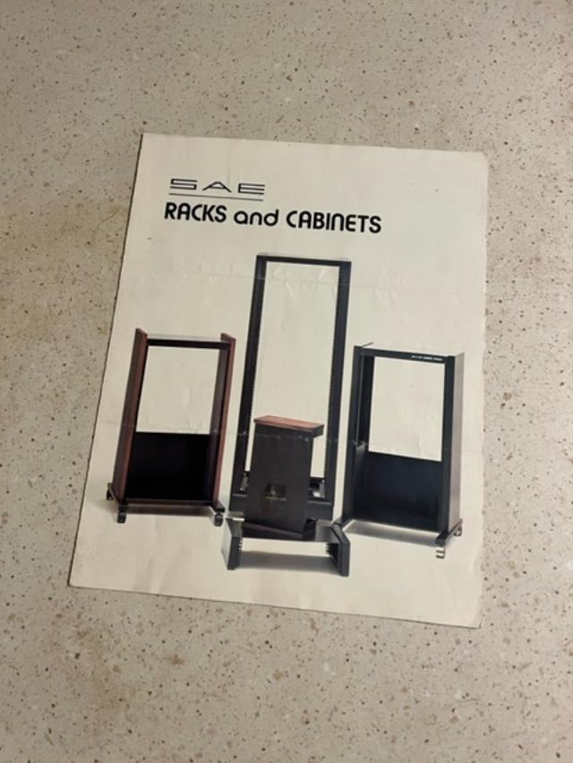 SAE Racks and Cabinets Brochure