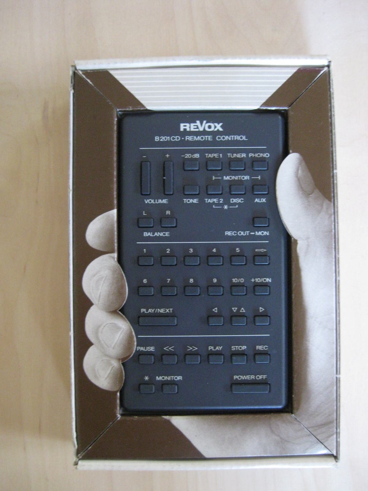 STUDER REVOX B201 remote control