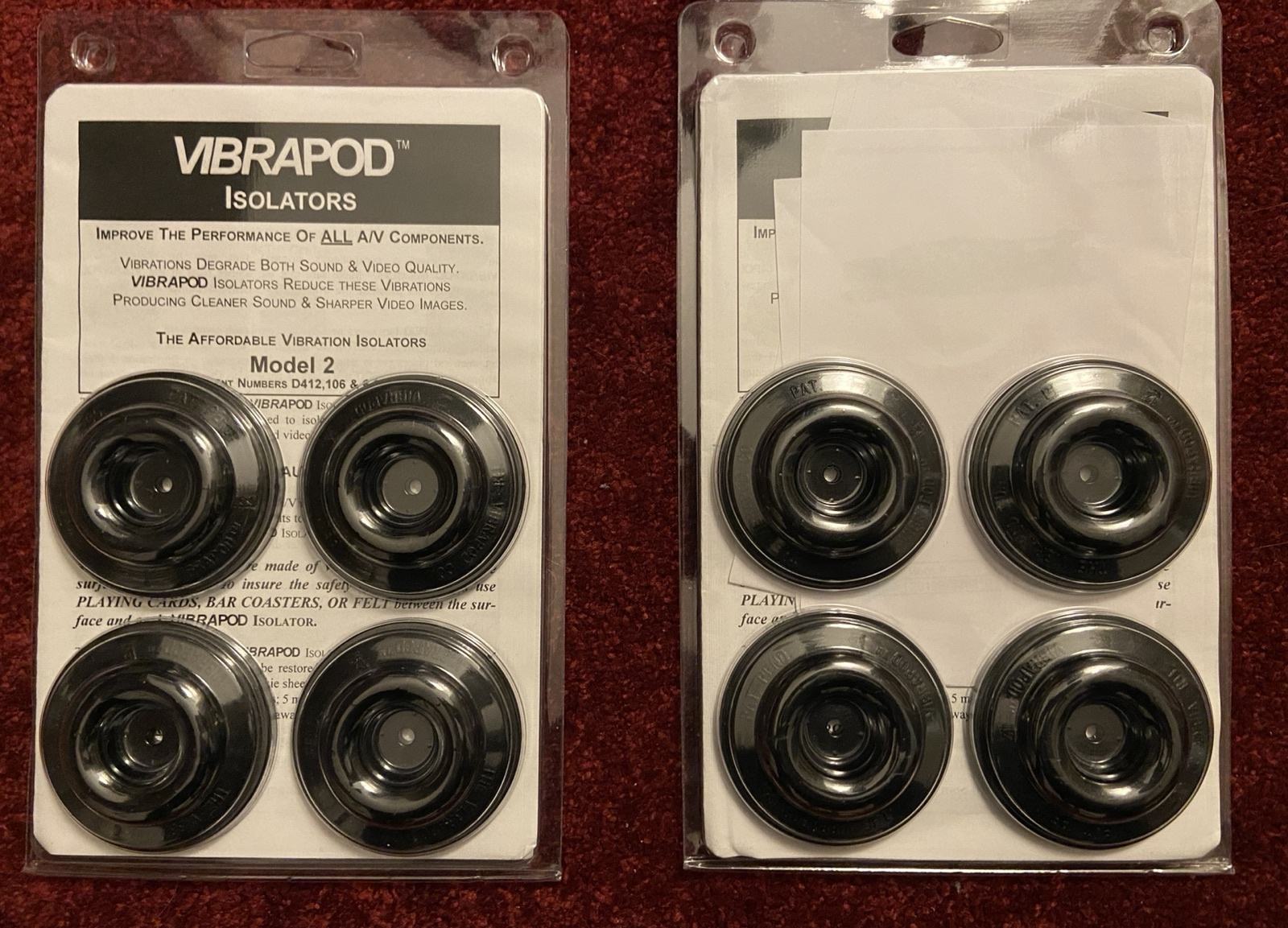 Vibrapods Model 2 - izolatori