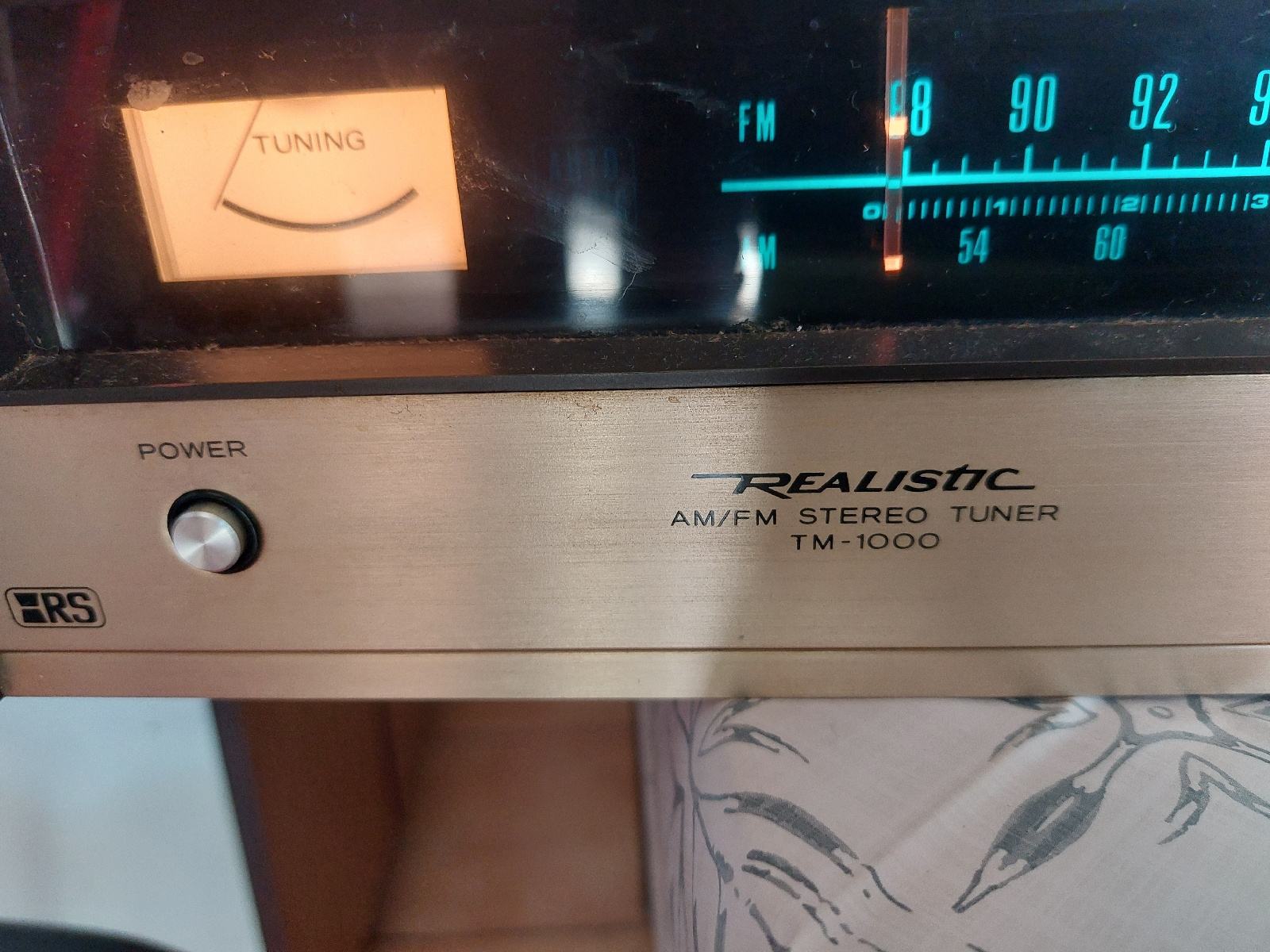 vintage tuner Realistic T1000