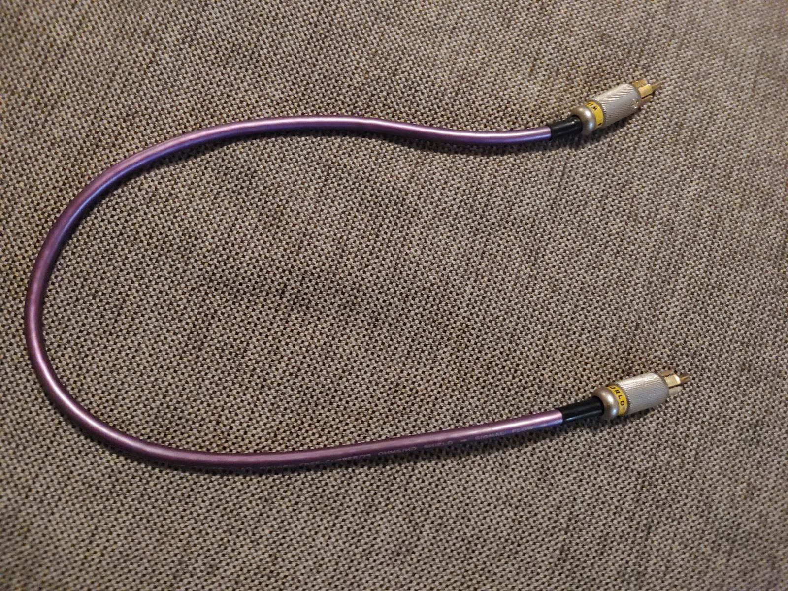 WireWorld Ultraviolet 5 Coax RCA audiofilski digitalni kabel (0,5 m)