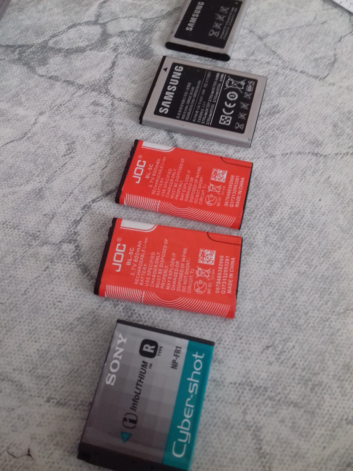 Baterije razne, za fotoaparat,mobitel, sa podacima,vidi slike!