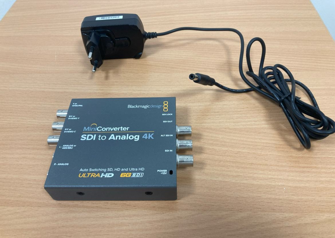 Blackmagic MiniConverter SDI to Analog 4K Autoswitching SD, HD and Ult