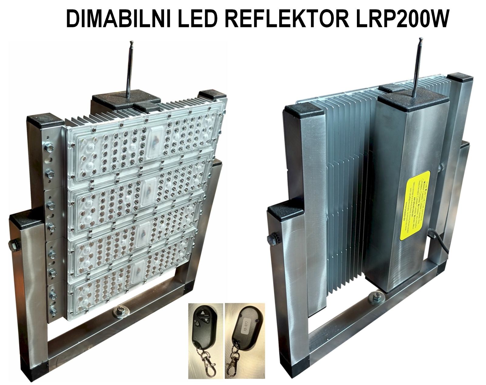 LED REFLEKTORI 200W BEZ ILI S DALJINSKIM UPRAVLJANJEM (200€-300€)