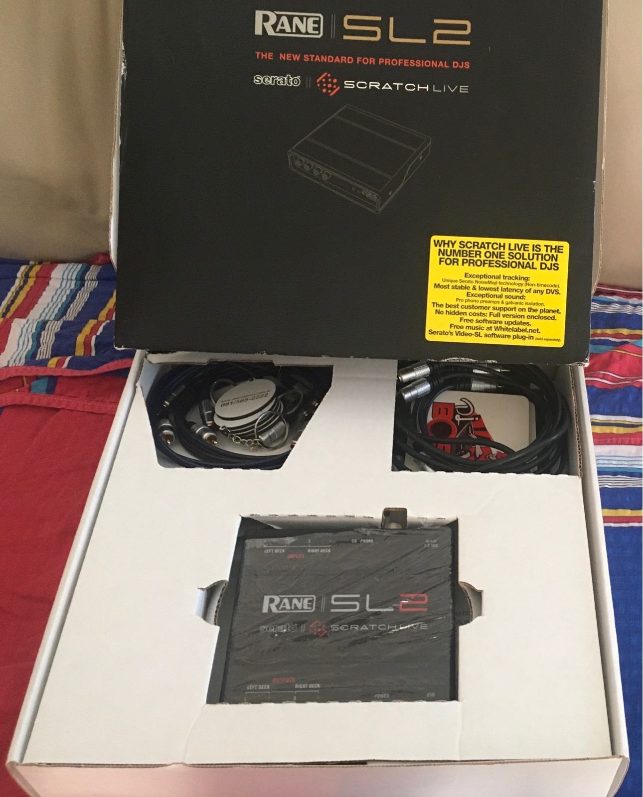 RANE DJ SL SERATO USB 2.0 INTERFACE SOUND CARD DJ