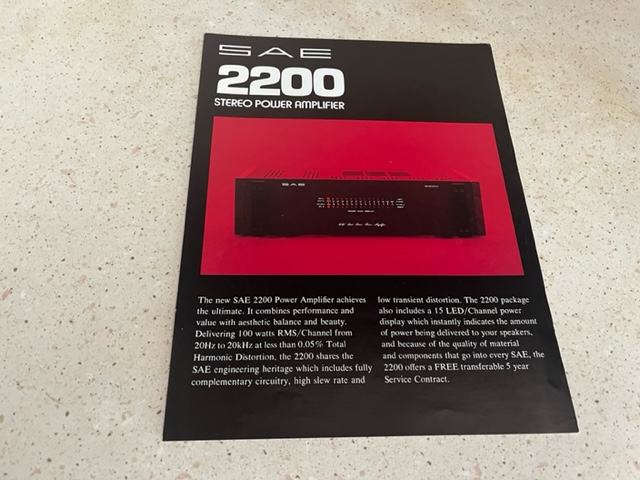 SAE 2200 Original Sheet