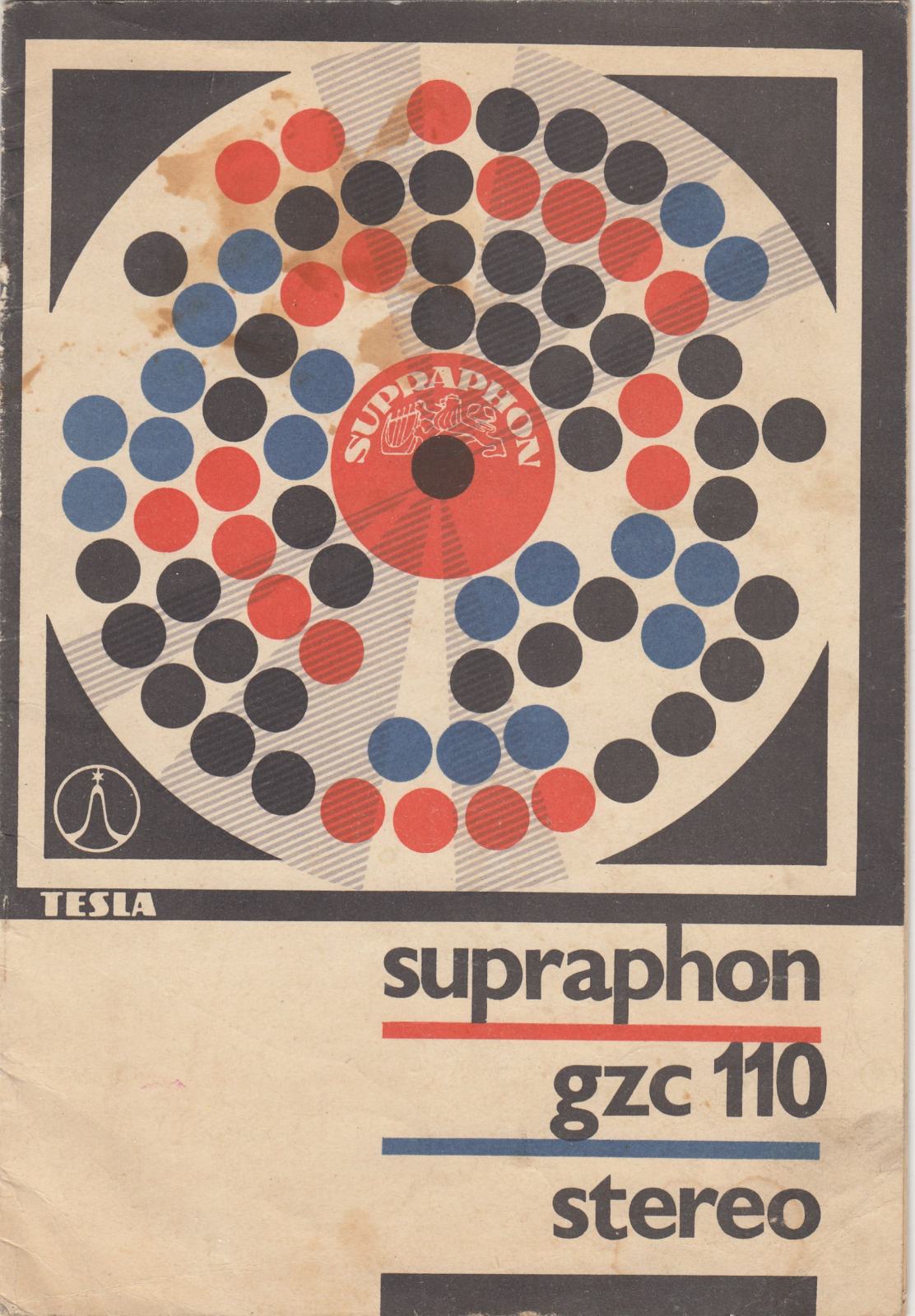 TESLA SUPRAPHON GZC 110 GRAMOFON UPUTSTVO ZA UPOTREBU