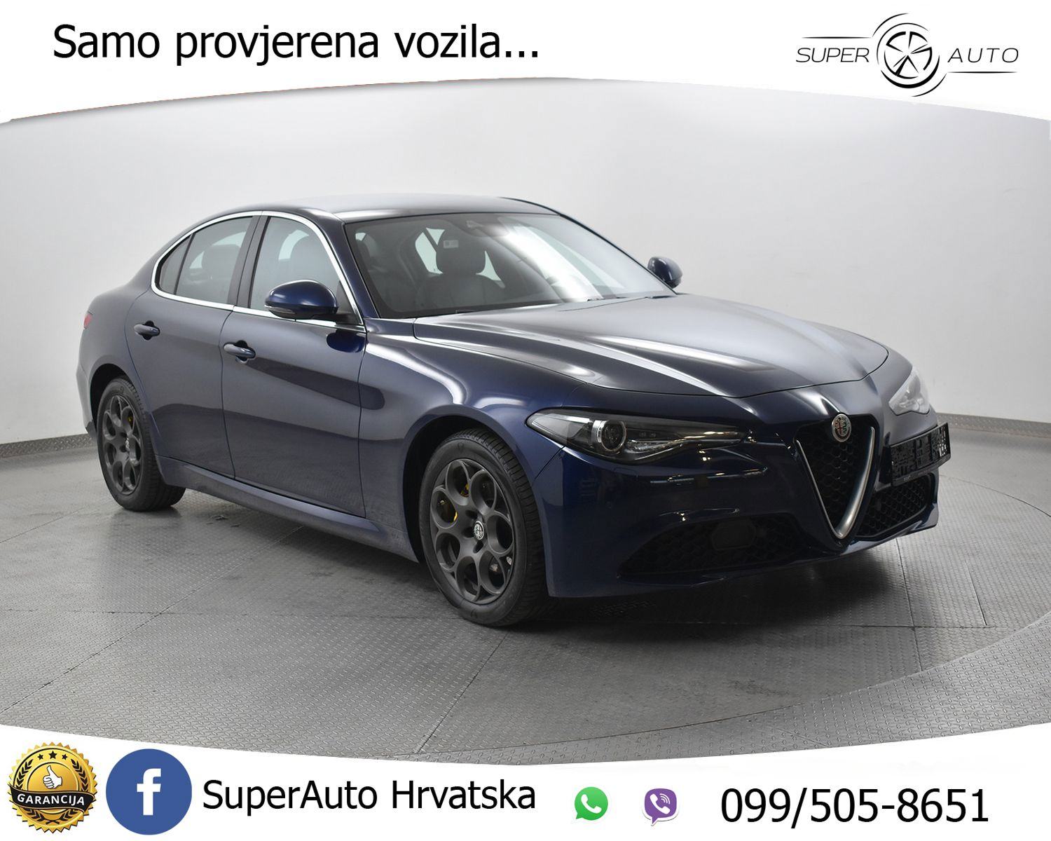 Alfa Romeo Giulia 2.0 Turbo Super 200 KS, XEN+KAM+GR SJED+KOŽA+MEMO ...