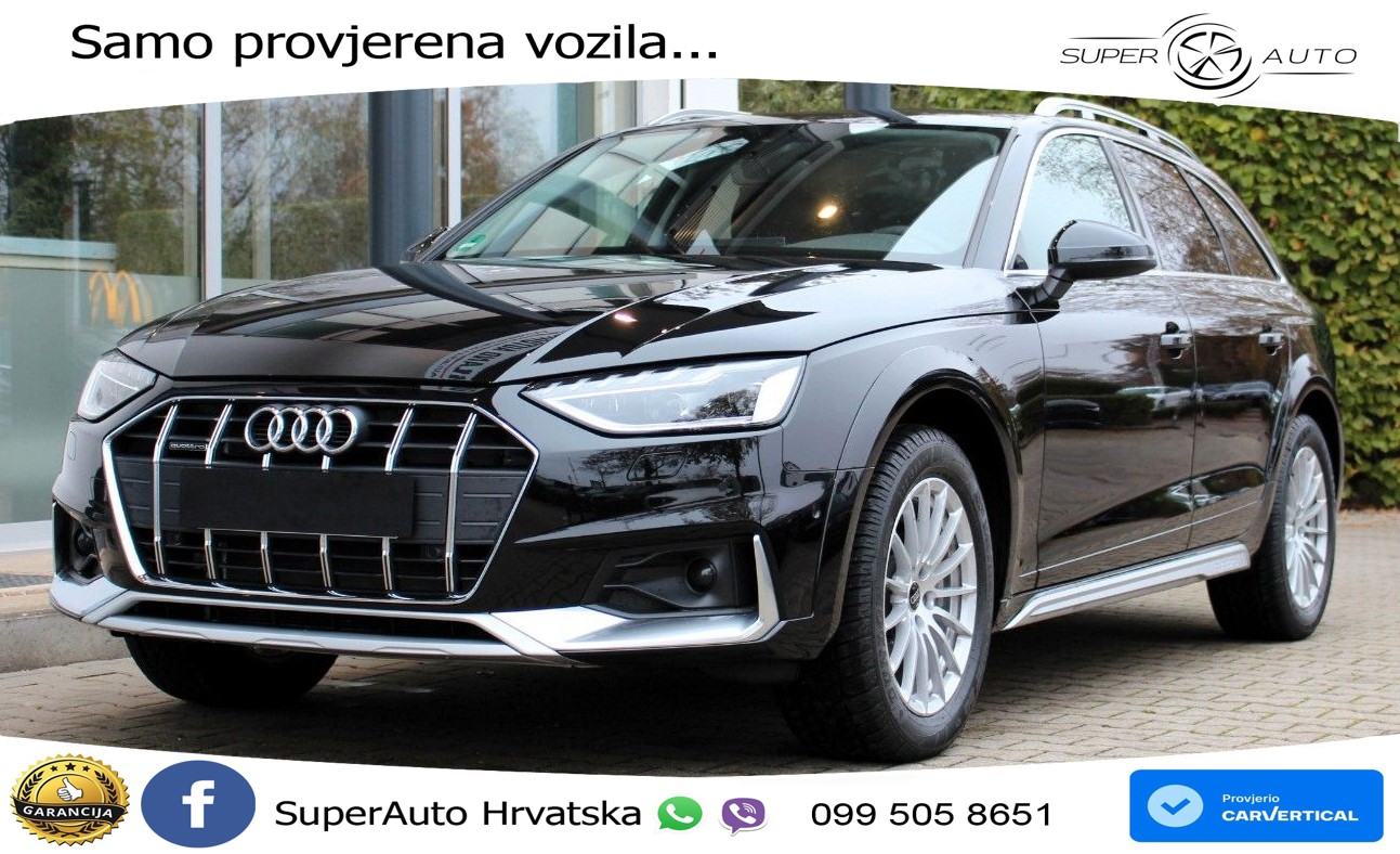 Audi A4 Allroad 40 TDI quattro S tronic 204 KS, LED+TEM+4xGR SJED+KAM+ ...