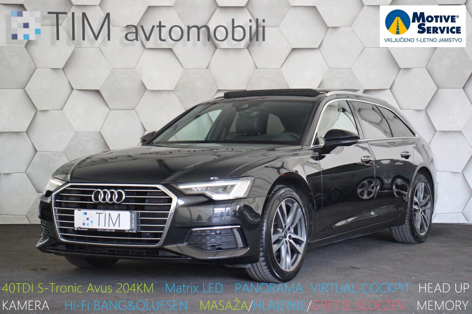 Audi A6 Avant 40TDI S-Tronic Avus 204KM PANORAMA MASAŽA COCKPIT MMI+ ...