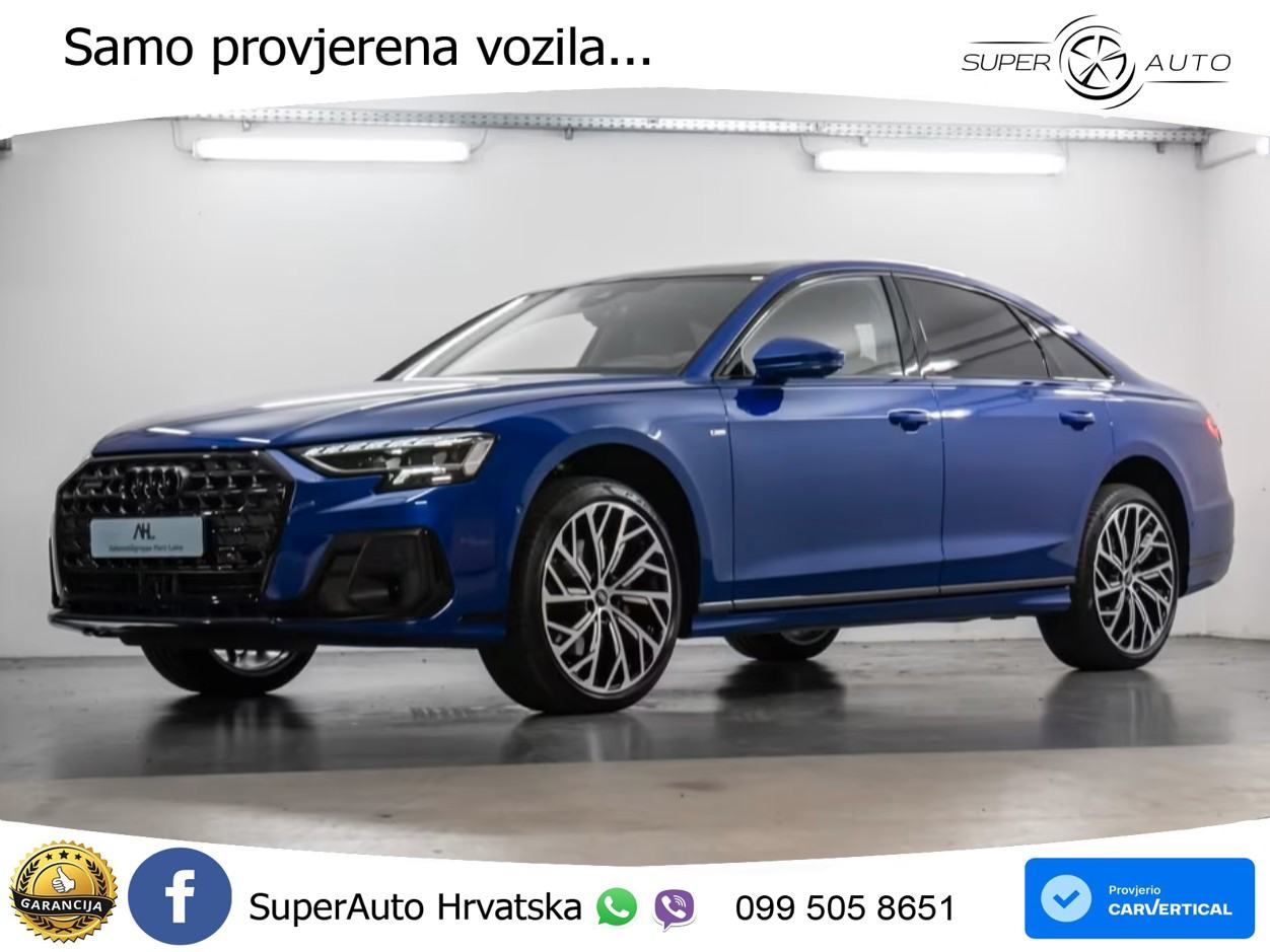 Audi A8 50 TDI quattro S line 286 KS, ZRAČNI+ACC+360+LED+4xGR SJED+HEA ...