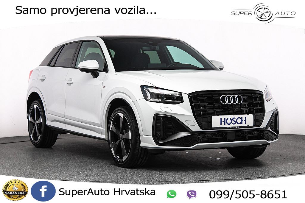 Audi Q2 30 TDI 2xS-Line 116 KS, MATRIX+KAM+PANO +KEYLESS+TEMP +CARPLAY ...