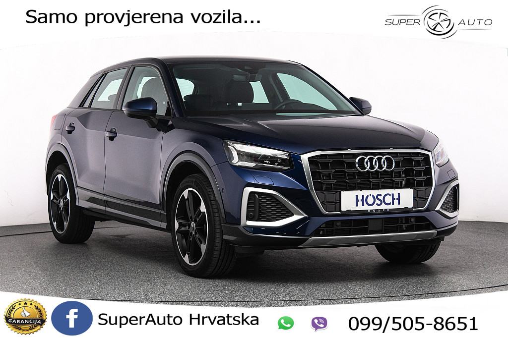 Audi Q2 30 TDI Admired Aut. 116 KS, LED+KAM+VIRT +TEM+PDC+KOŽA +CARPLA ...