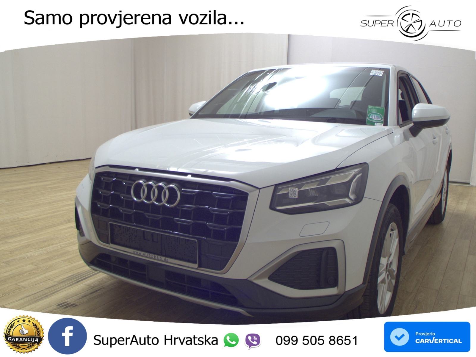Audi Q2 35 TFSI Aut. 150 KS, LED+ACC+GR SJED+PARK, 2021 god.
