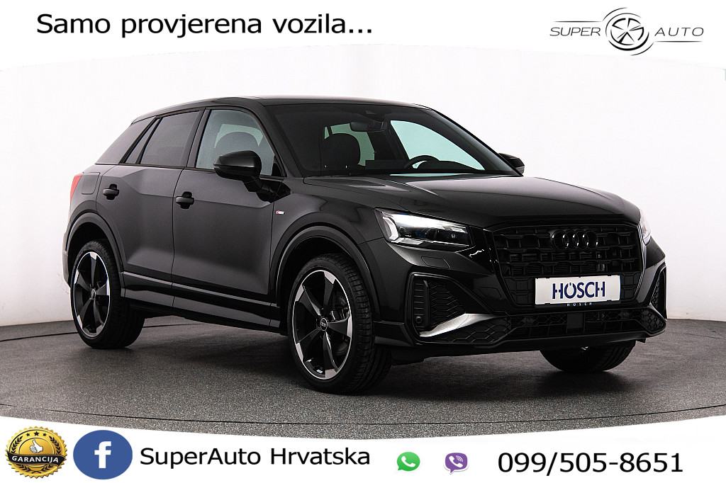 Audi Q2 35 TFSI Aut. 2x S-Line 7-sjedala 150 KS, ACC+KAM+PANO +LED+VIR ...
