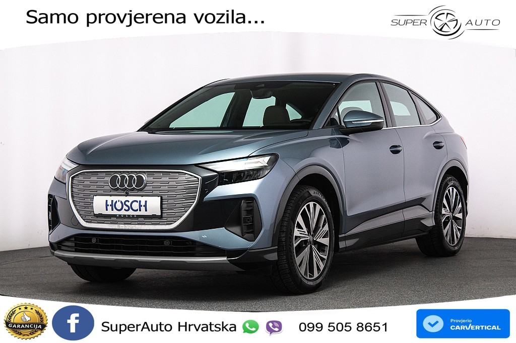 Audi Q4 e-tron SB 40 82 kWh Advanced 204 KS, LED+ACC+GR SJED+KAM+VIRT, 2023 god.