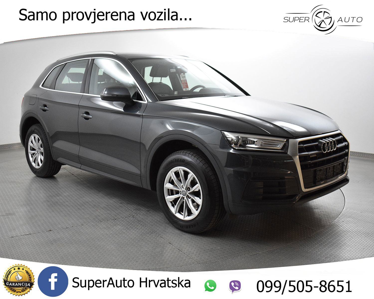 Audi Q5 2.0 TFSI Quattro S-Tr. 252 KS, TEM+SHZ+XEN+KOŽA, 2018 god.