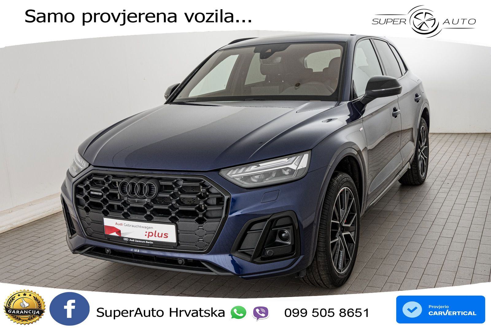 Audi Q5 55 TFSIe Quattro Aut. S Line 367 KS, ACC+360+LED+4xGR SJED+PAN ...