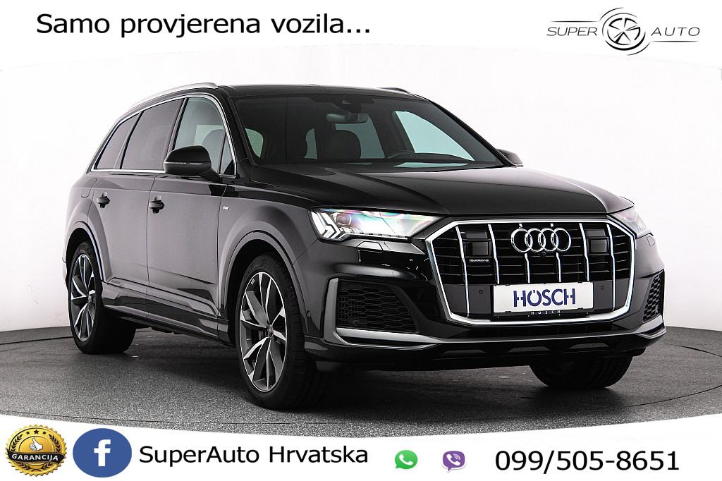 Audi Q7 55 TFSIe Quattro S-Line 381 KS, ZRAČNI+MATRIX+GR SJED+ACC+KAM+ ...
