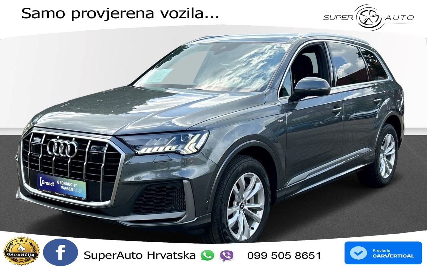 Audi Q7 55 TFSIe V6 quattro tiptronic S line 381 KS, ACC+ZRAČNI+GR SJE ...