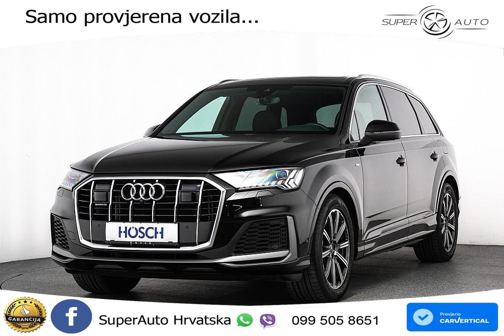 Audi Q7 55 TFSIe V6 quattro tiptronic S Line 381 KS, ZRAČNI+PANO+VIRT+ ...