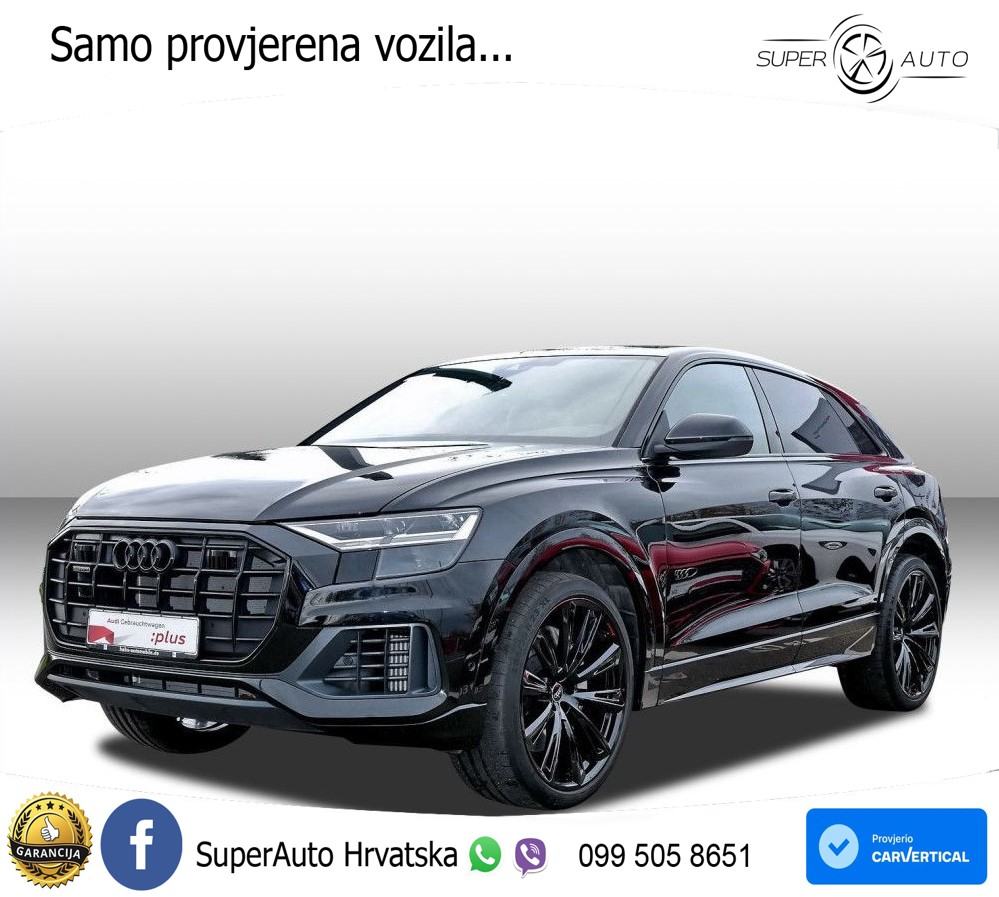 Audi Q8 55 TFSIe Quattro Aut. 381 KS, ACC+KAM+GR SJED+LED+VIRT, 2022 god.