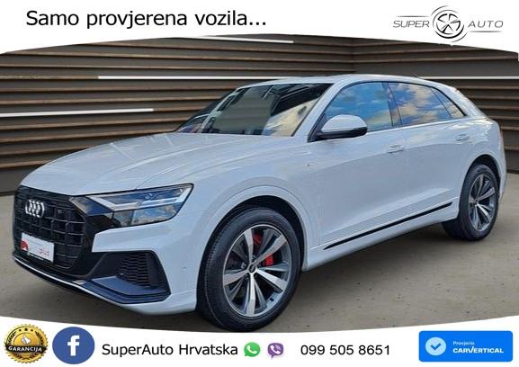 Audi Q8 55 TFSIe quattro Aut. S line 381 KS, ZRAČNI+ACC+360+GR SJED+LE ...