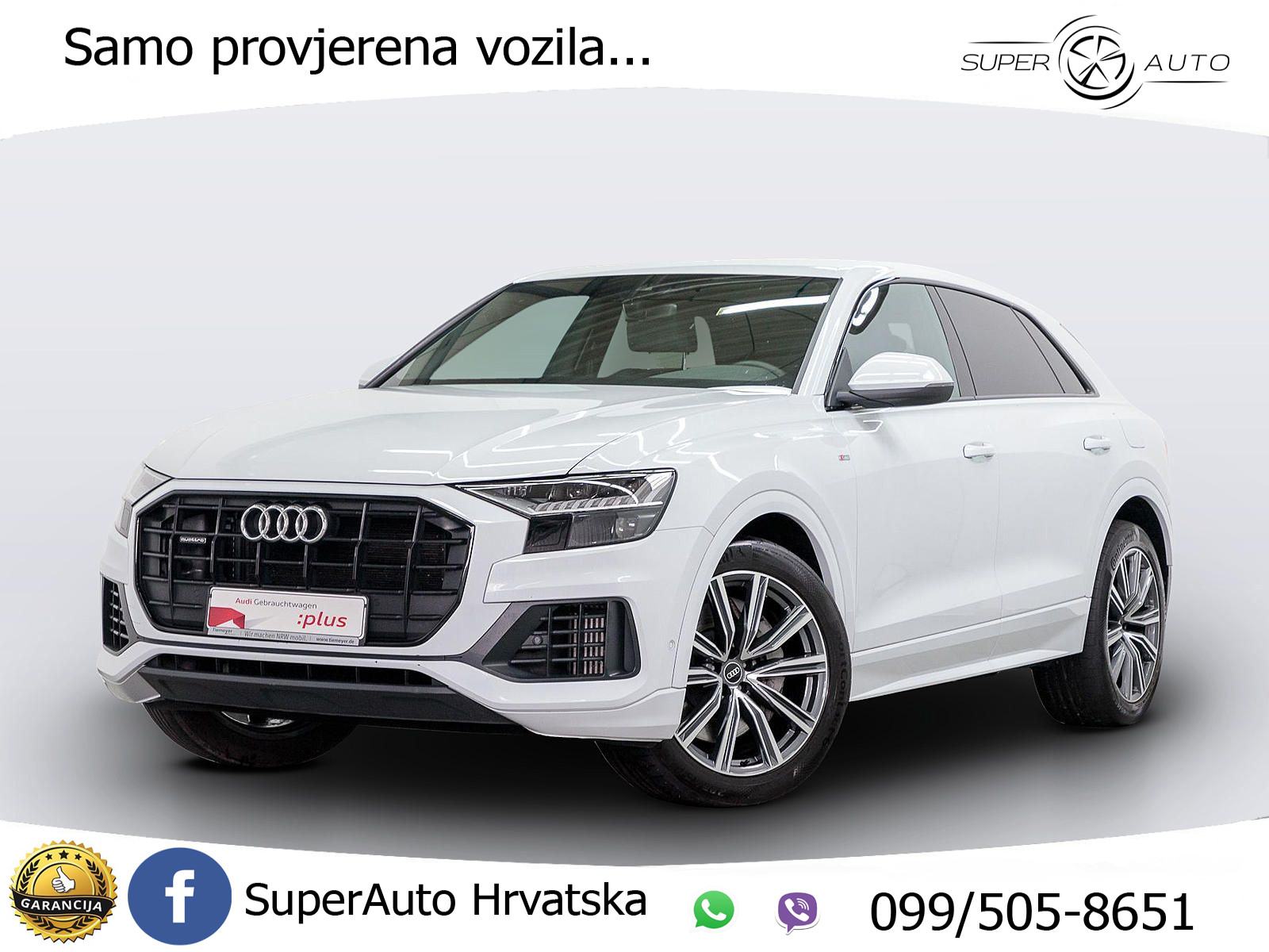 Audi Q8 55 TFSIe V6 quattro tiptronic S-line 381 KS, ZRAČNI+KAM+GR SJE ...