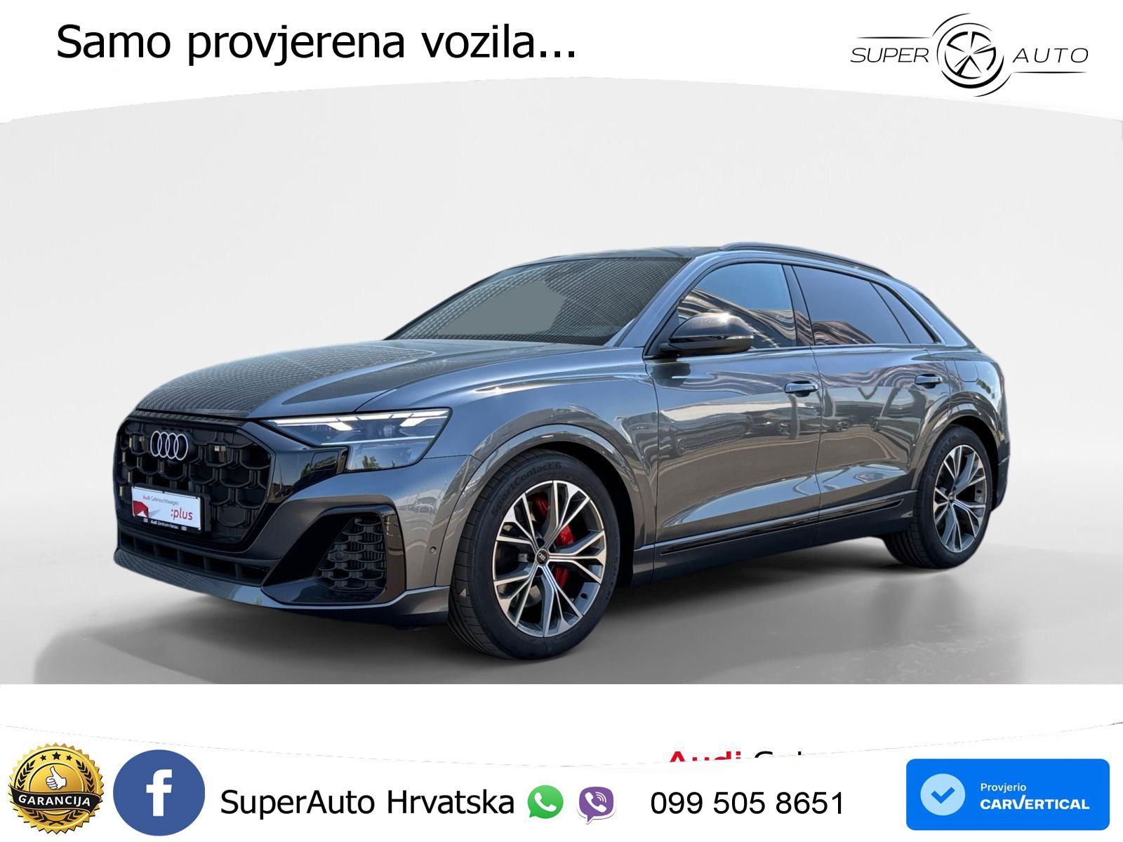 Audi Q8 60 TFSIe quattro Aut. S-Line 489 KS, ZRAČNI+MATRIX+4XGR SJED+P ...