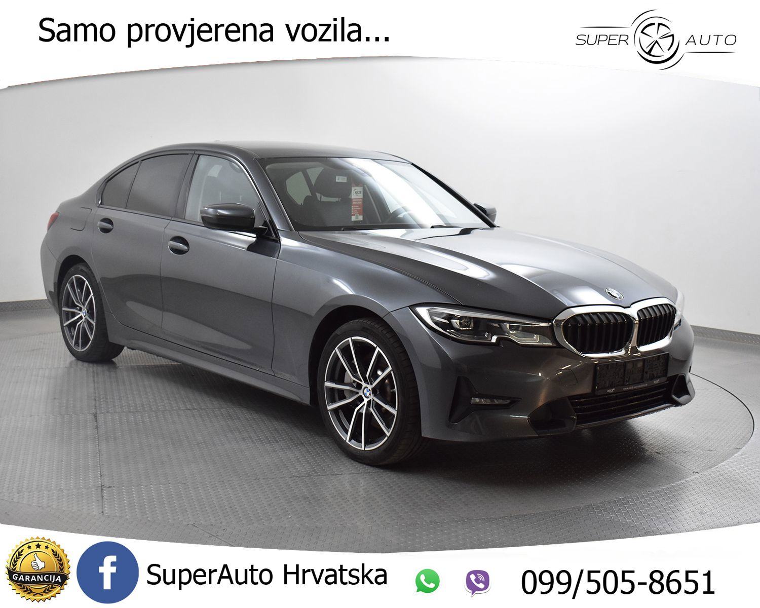 BMW 330e Aut. Sport Line 292 KS, LED+TEM+GR SJED+VIRT+ASIST, 2020 god.