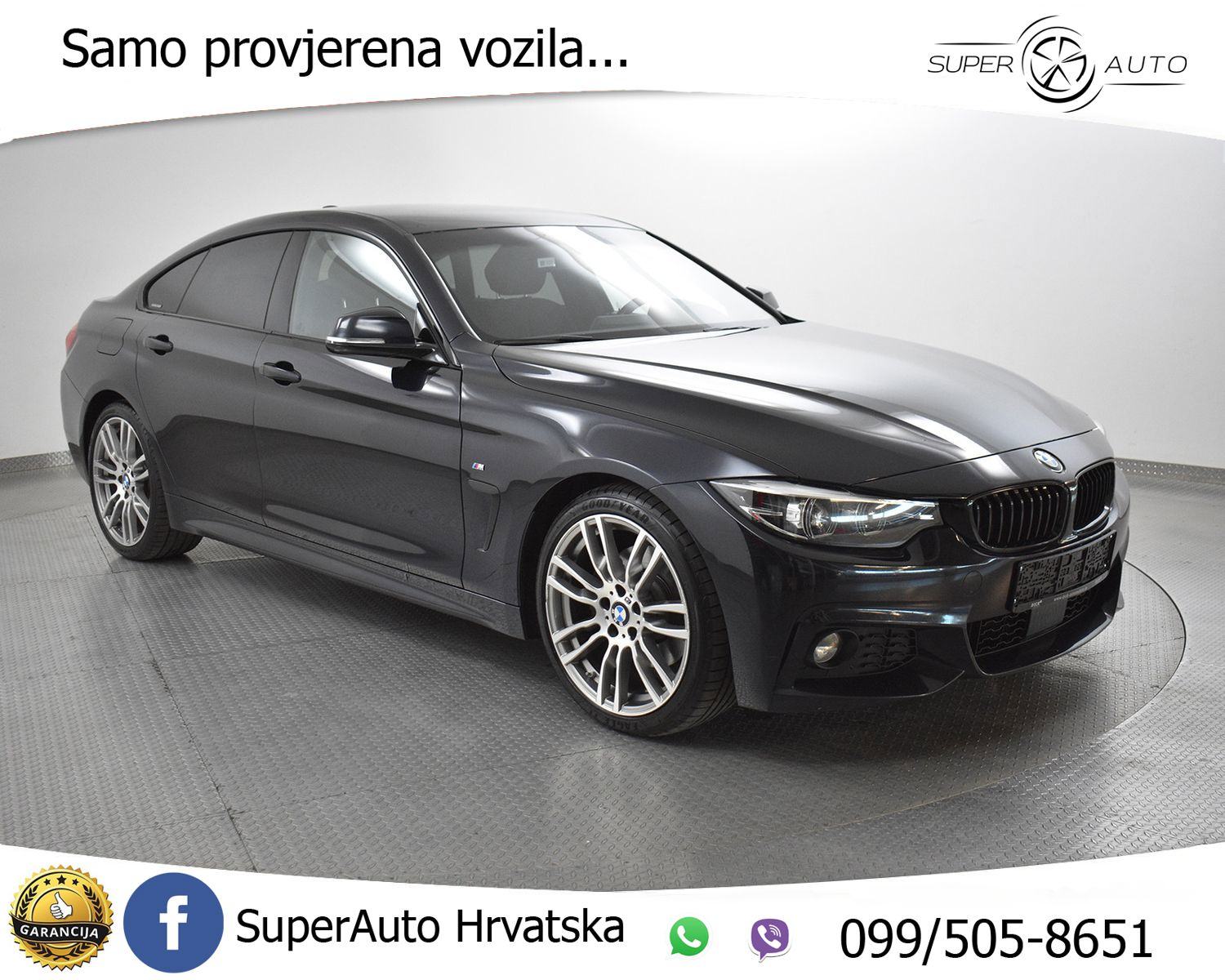BMW 430i Gran Coupe Aut. M PAKET 252 KS, LED+ACC+SHZ+19, 2020 god.