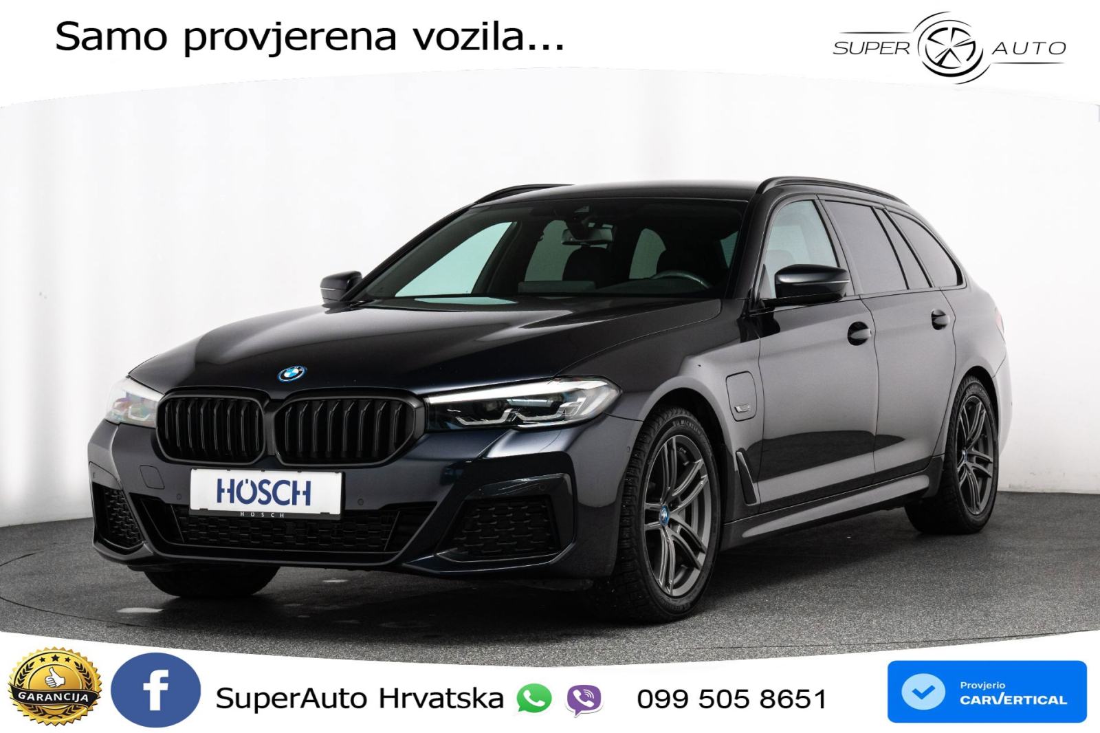 BMW 530e Touring xDrive Steptronic M Sport 292 KS, LED+NAVI+GR SJED+KA, 2023 god.