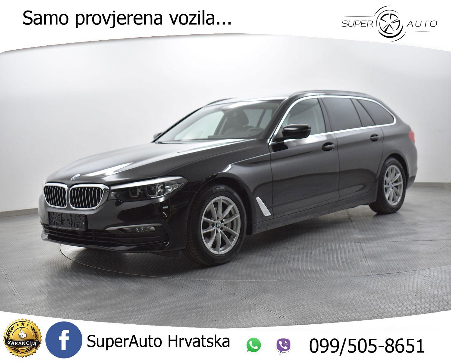 BMW 530i Tour. Aut. 252 KS, LED+STDHZ+SHZ+KOŽA+PROF+H&K, 2017 god.