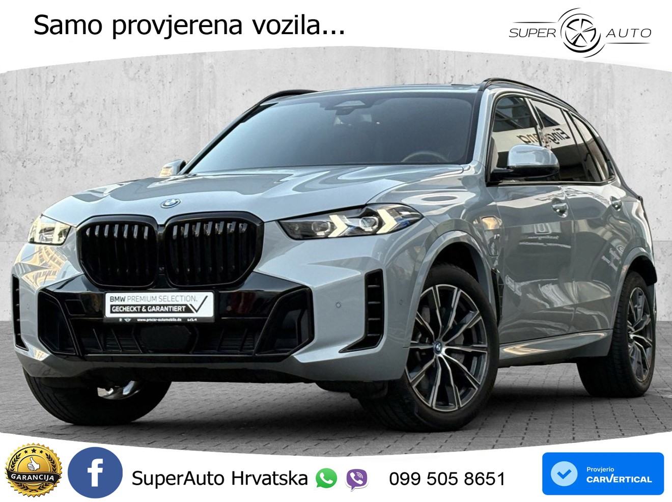 BMW X5 50e xDrive Aut. M Sport 489 KS, ZRAČNI+360+LED+4xGR SJED+PANO+H ...
