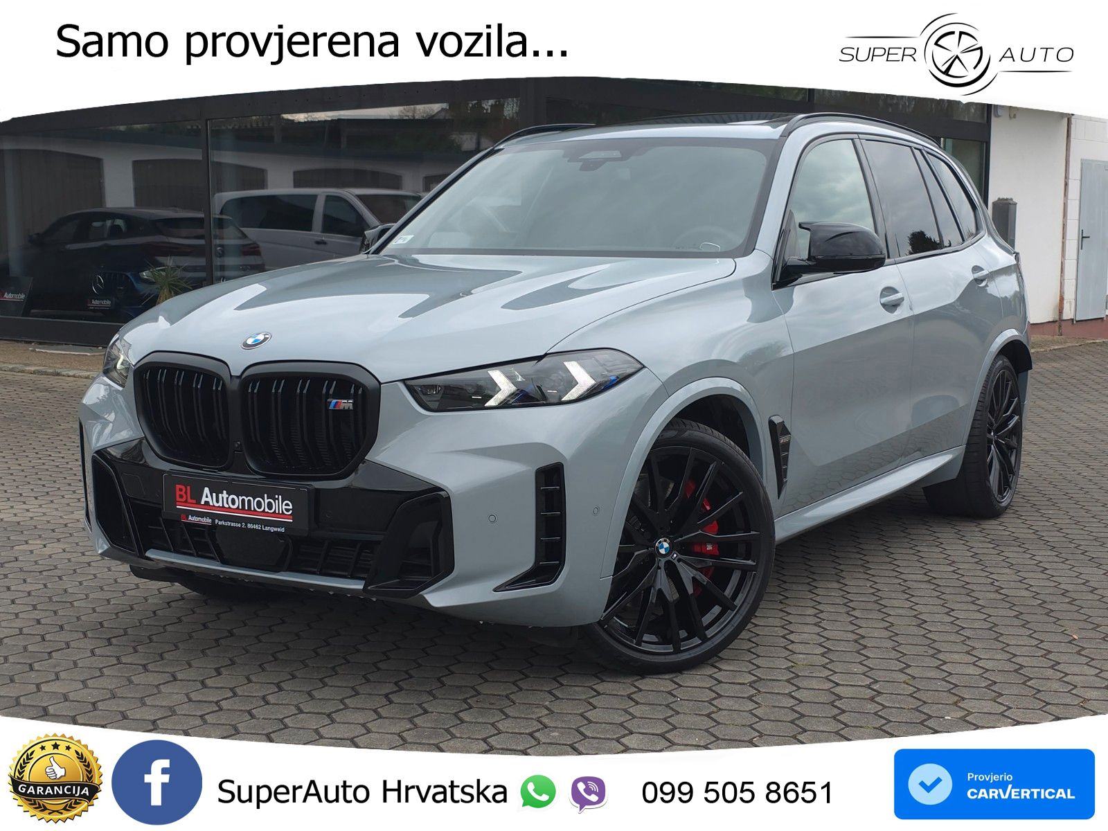 BMW X5 M60i xDrive Aut. 530 KS, ZRAČNI+ACC+360+LED+4xGR SJED+HEAD+PANO ...